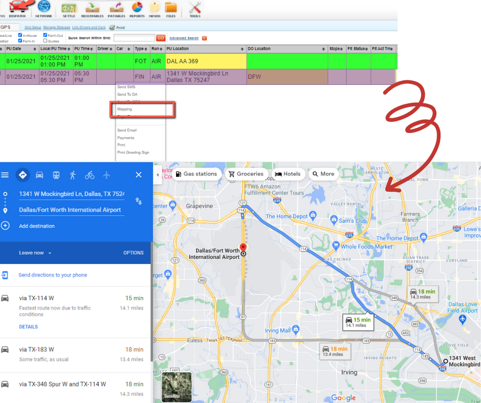 Tips and Tricks – Mapping Your Route & Downloading Your Rates - Limo ...