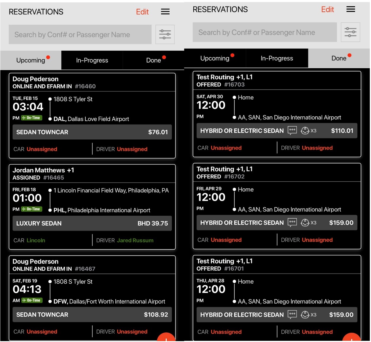 Using Filters on Limo Anywhere Mobile App - Limo Anywhere